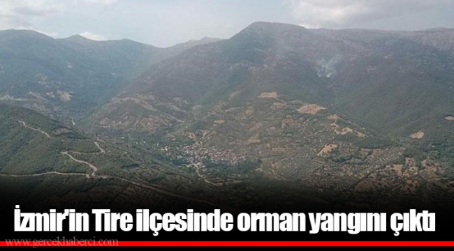 İzmir'in Tire ilçesinde orman yangını çıktı - İZMİR - Gerçek Haberci İzmir'in Tire ilçesinde orman yangını çıktı - İZMİR - Gerçek Haberci