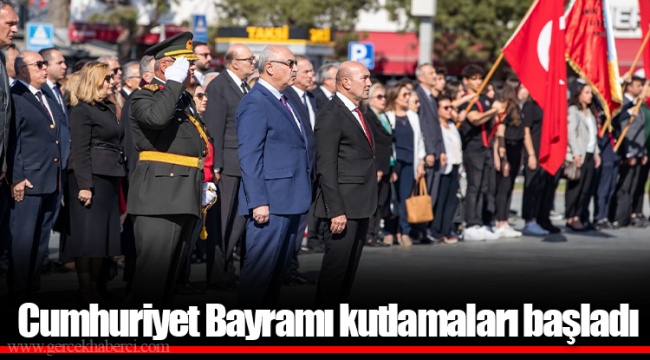 Cumhuriyet Bayramı kutlamaları başladı - İZMİR - Gerçek Haberci Cumhuriyet Bayramı kutlamaları başladı - İZMİR - Gerçek Haberci