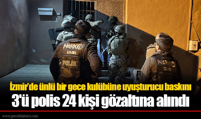 İzmir’de ünlü bir gece kulübüne uyuşturucu baskını - İZMİR - Gerçek Haberci İzmir’de ünlü bir gece kulübüne uyuşturucu baskını - İZMİR - Gerçek Haberci